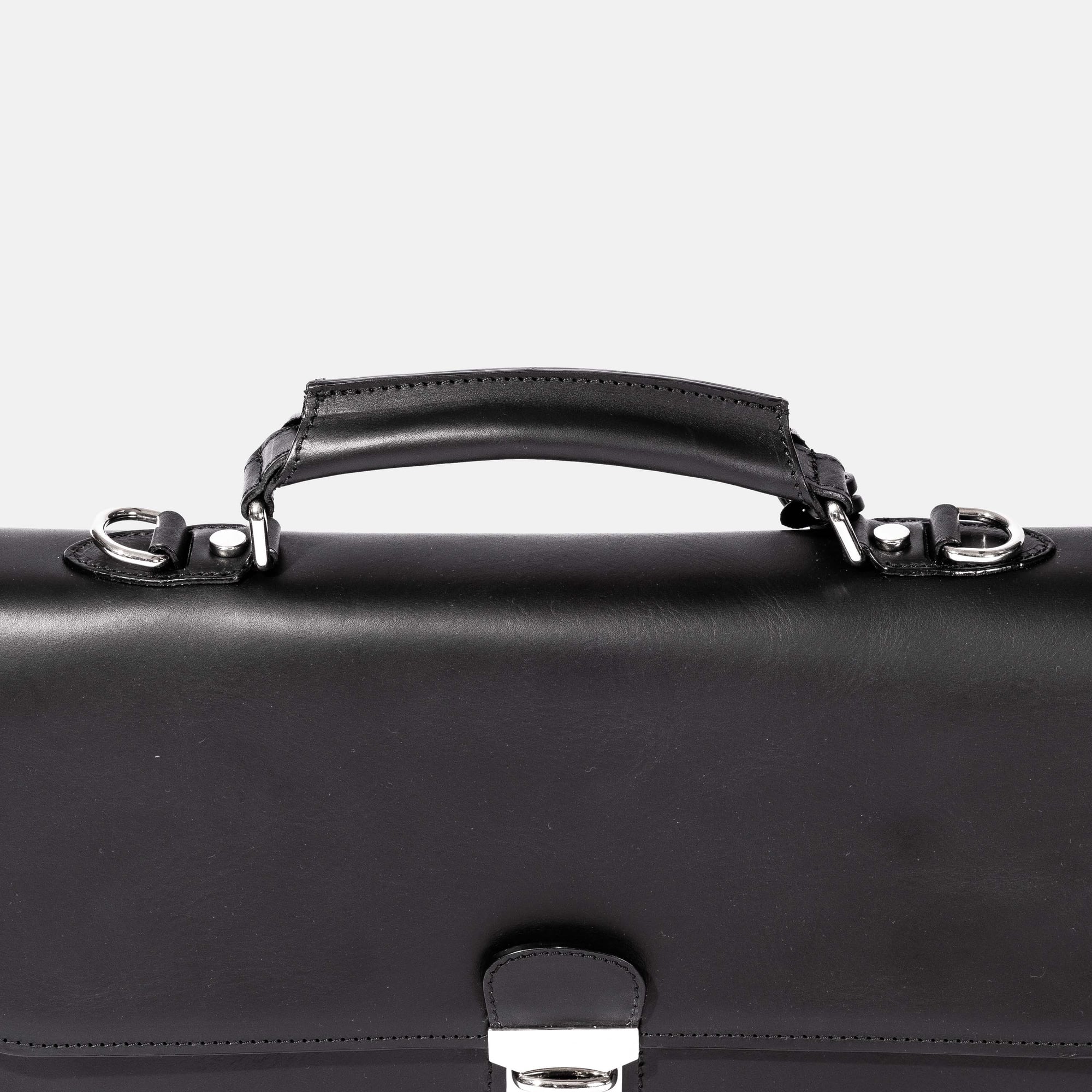 Baron — Briefcase Black Leather
