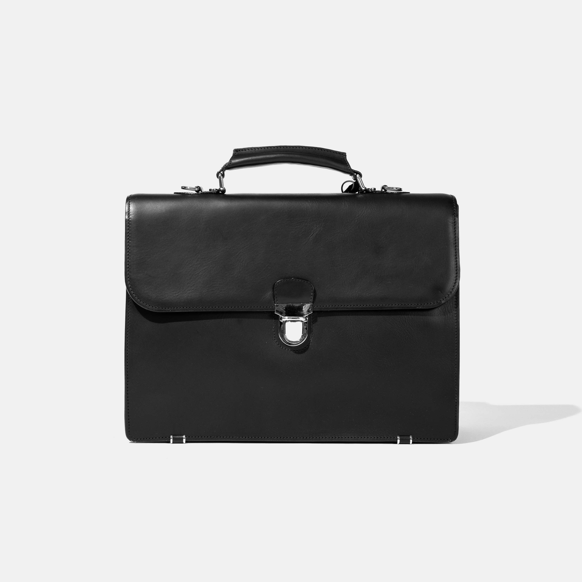 Baron — Briefcase Black Leather