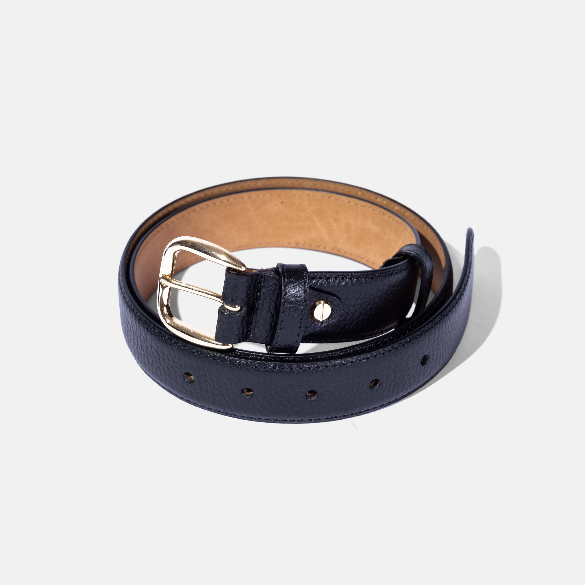 Baron — Belt Black Grain Leather