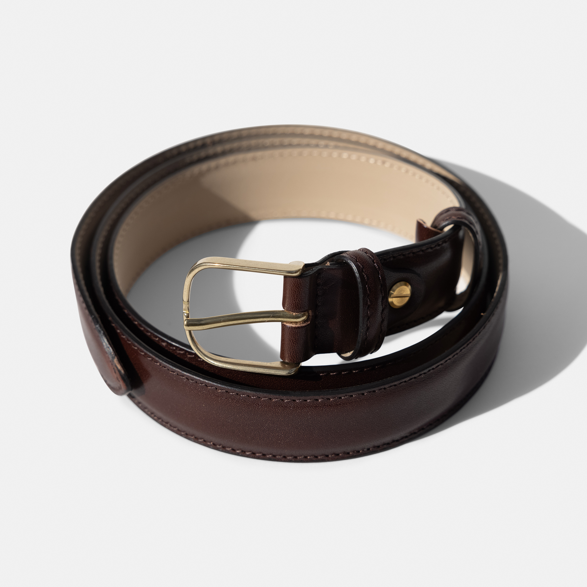 Baron — Leather Belt Brown Leather