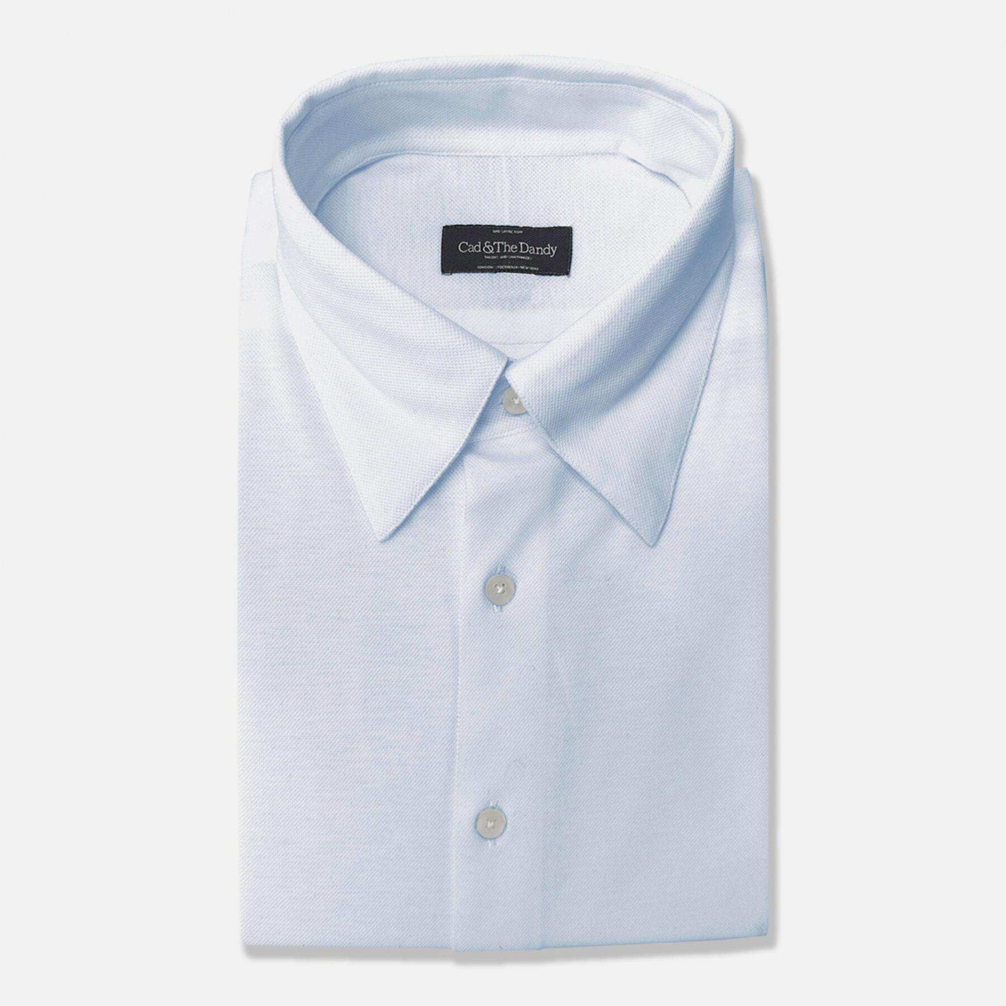 Götrich — Hidden Button Down Shirt Sky Blue Jersey