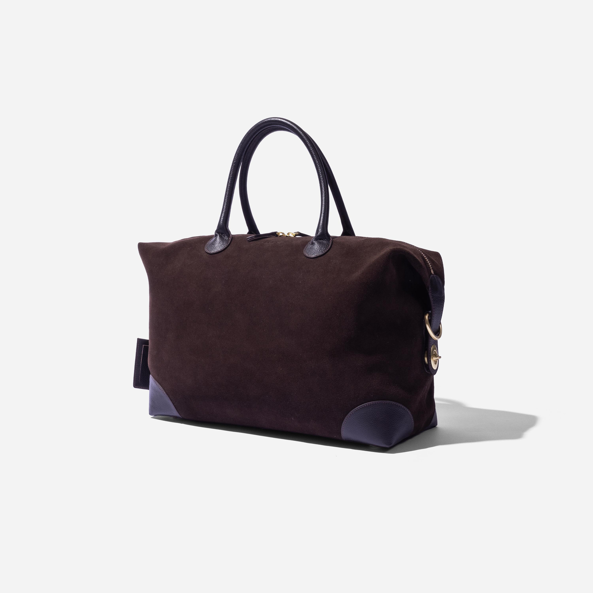 Baron — Small Weekend Bag Brown Suede
