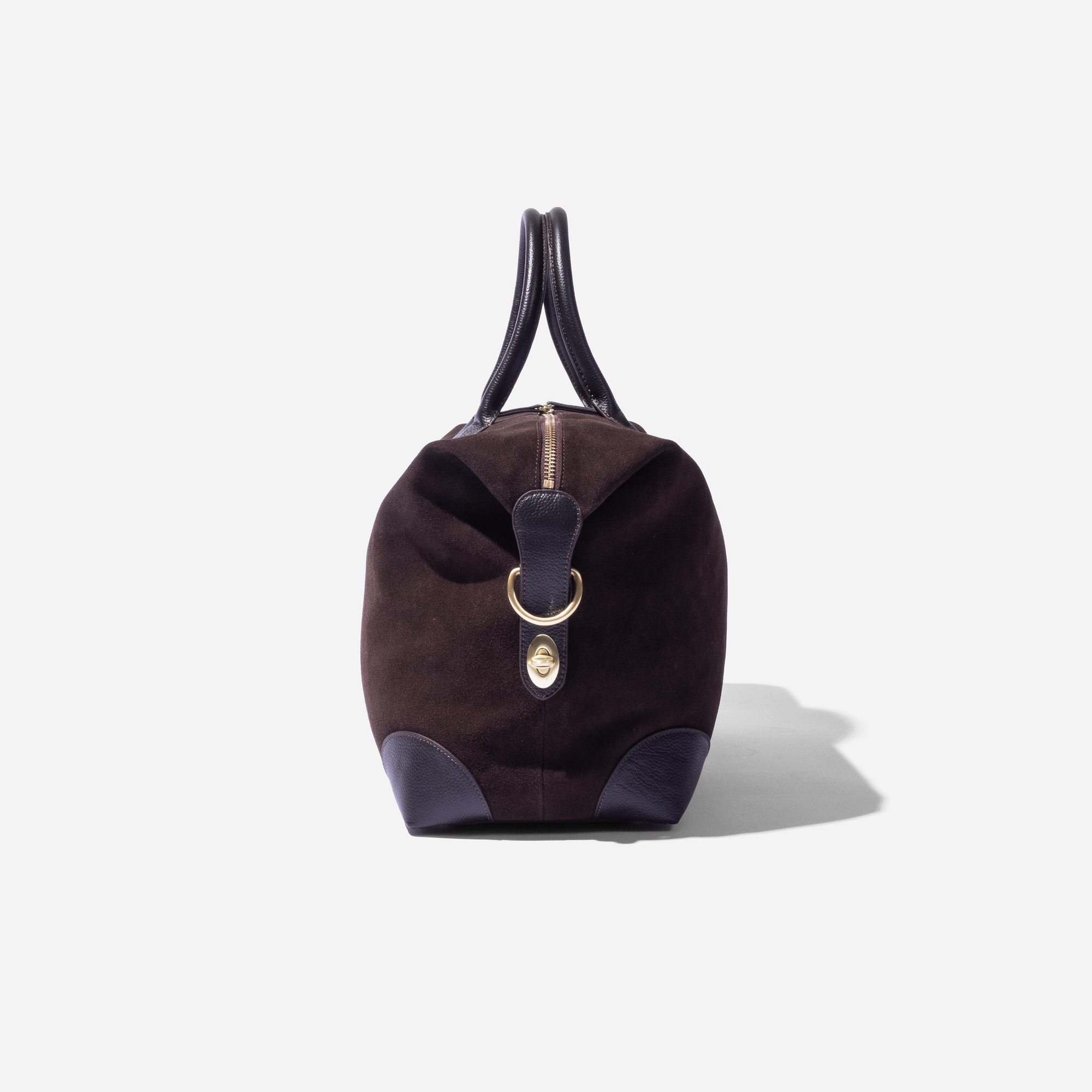 Baron — Small Weekend Bag Brown Suede