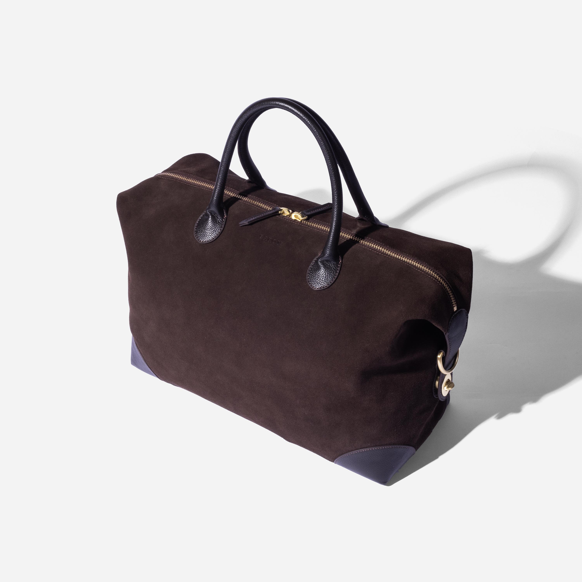 Baron — Small Weekend Bag Brown Suede