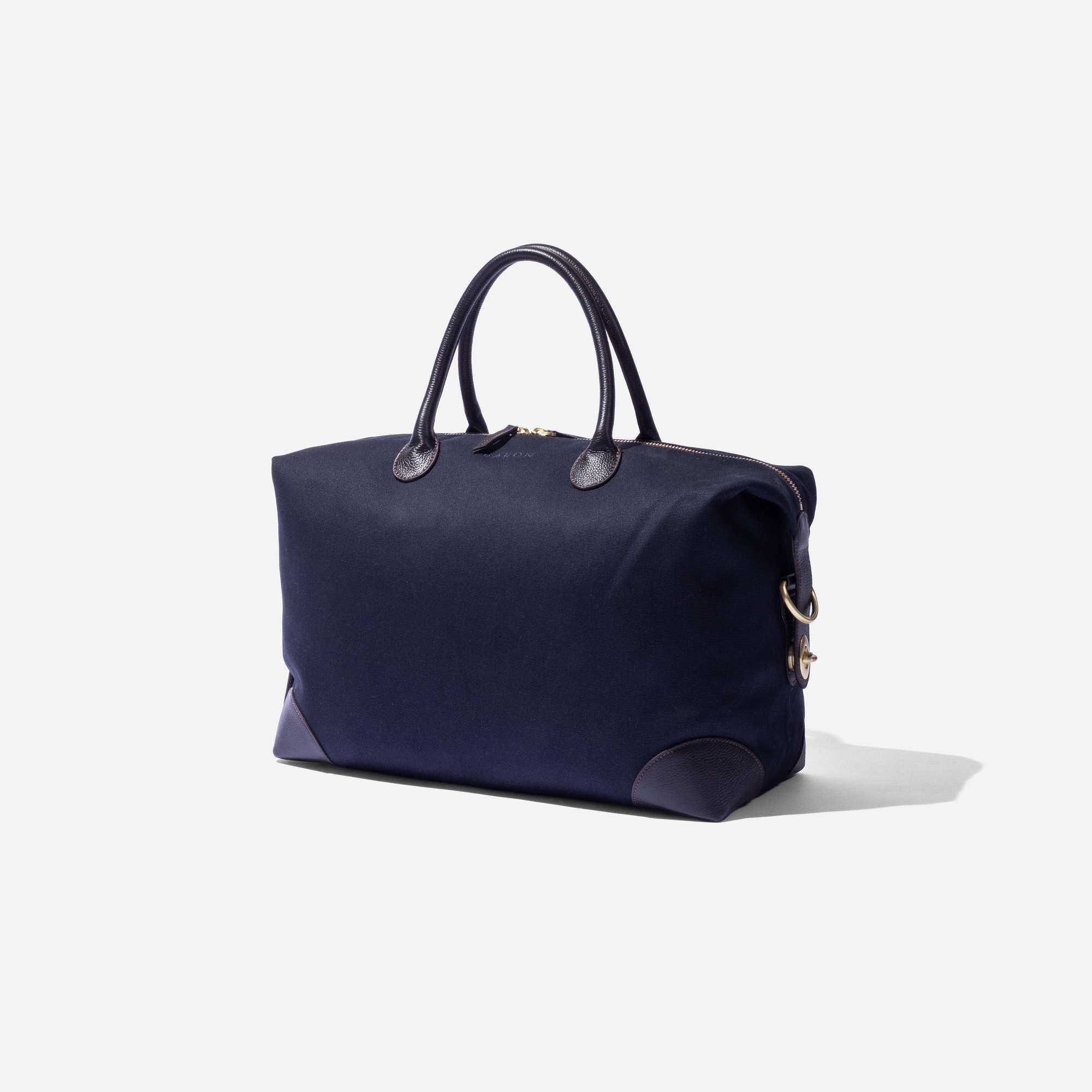 Baron — Small Weekend Bag Blue Canvas