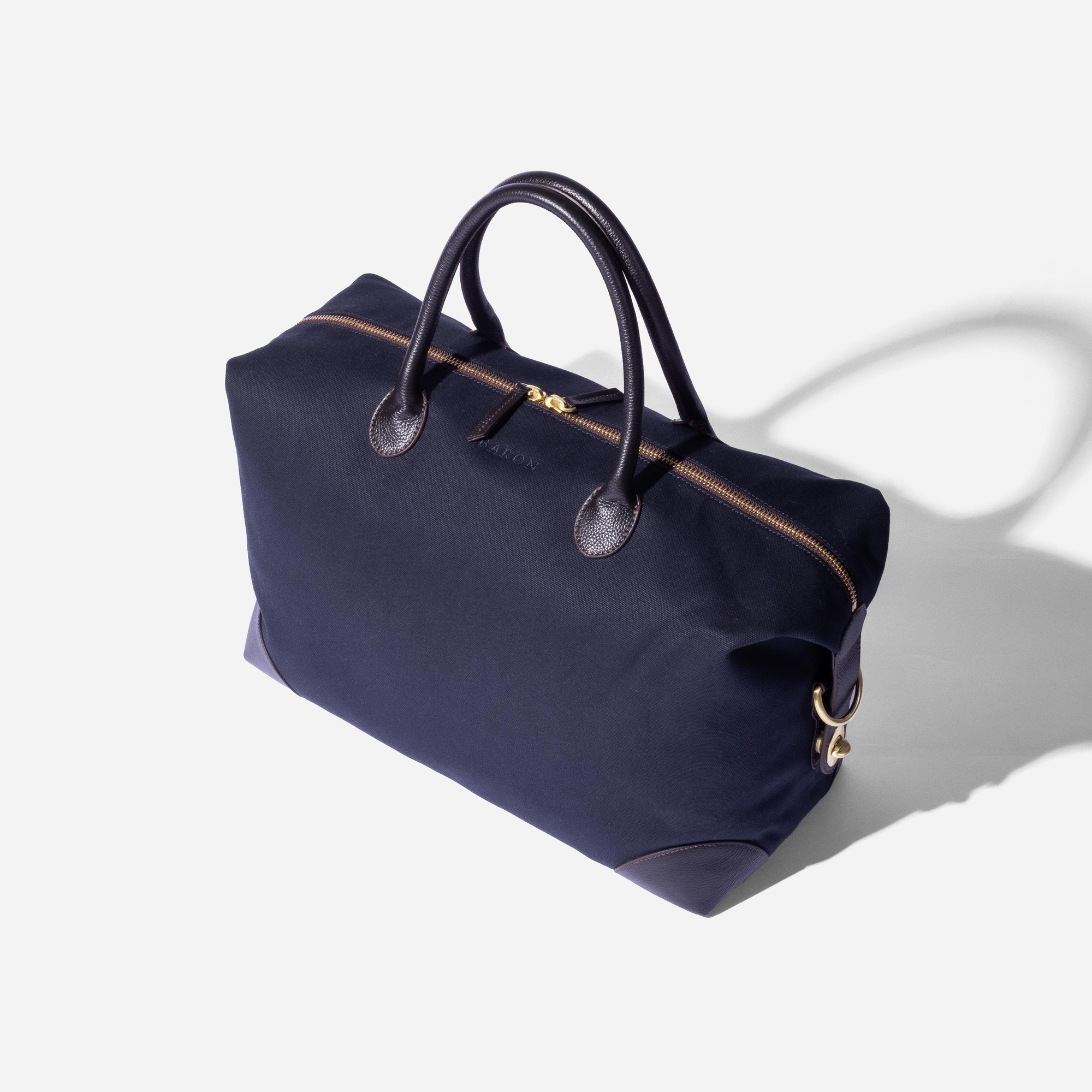 Baron — Small Weekend Bag Blue Canvas