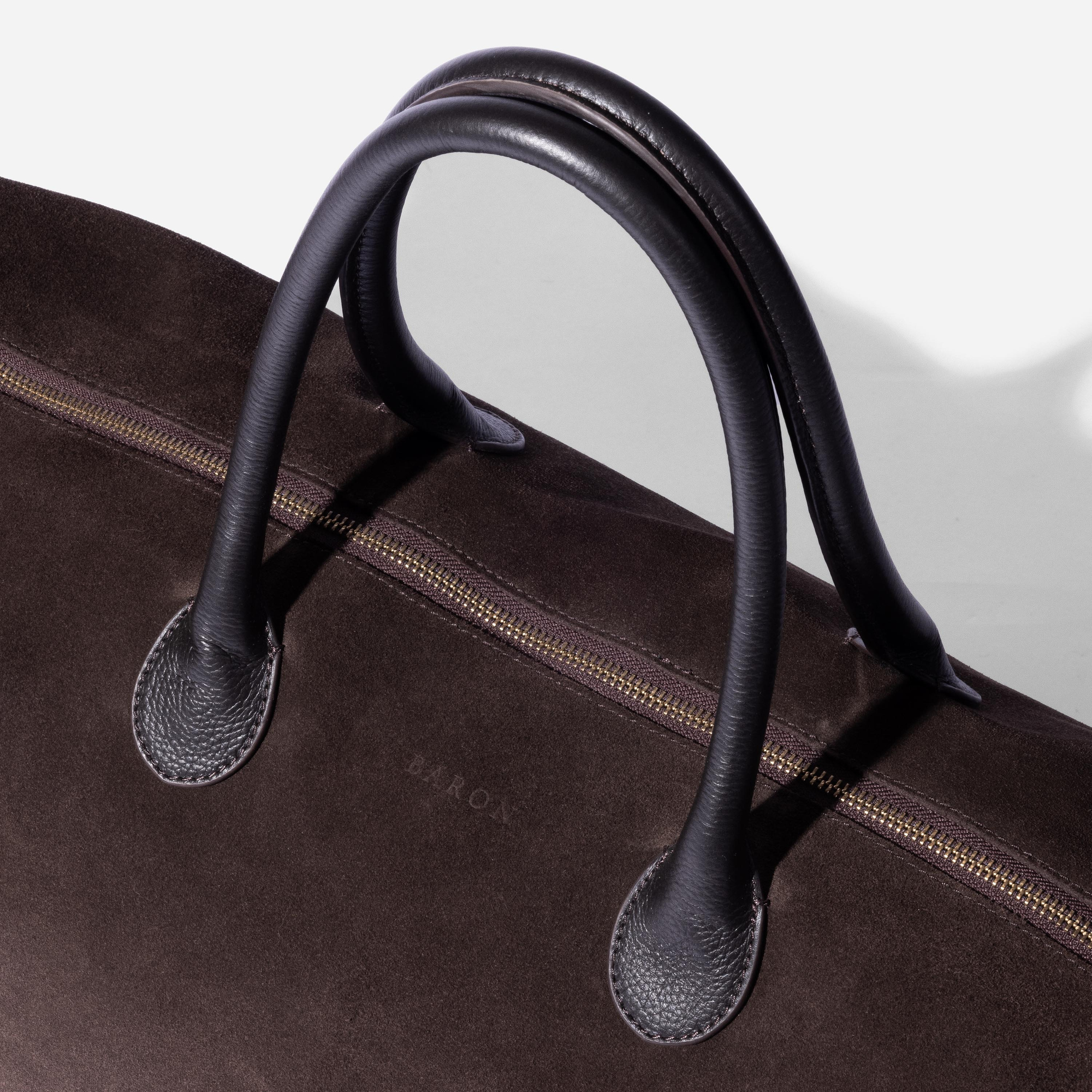 Baron — Weekend Tote Brown Suede